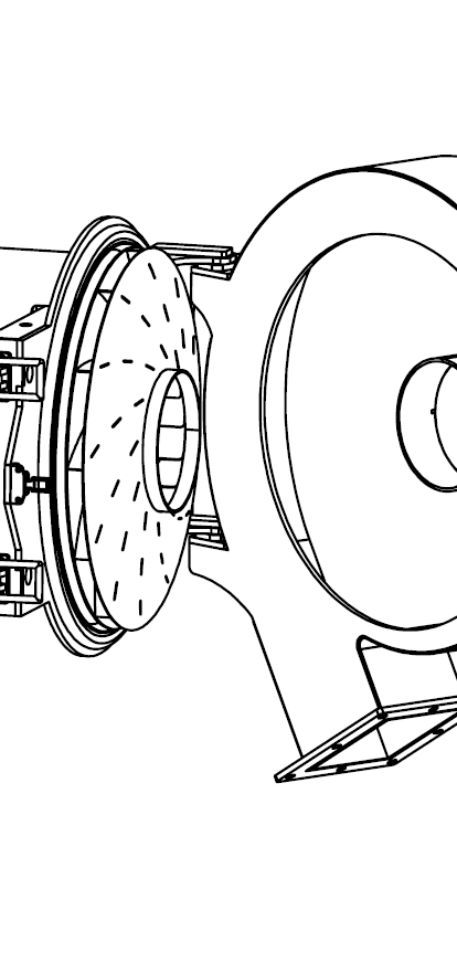 Easy clean-door fan - Rotodyne